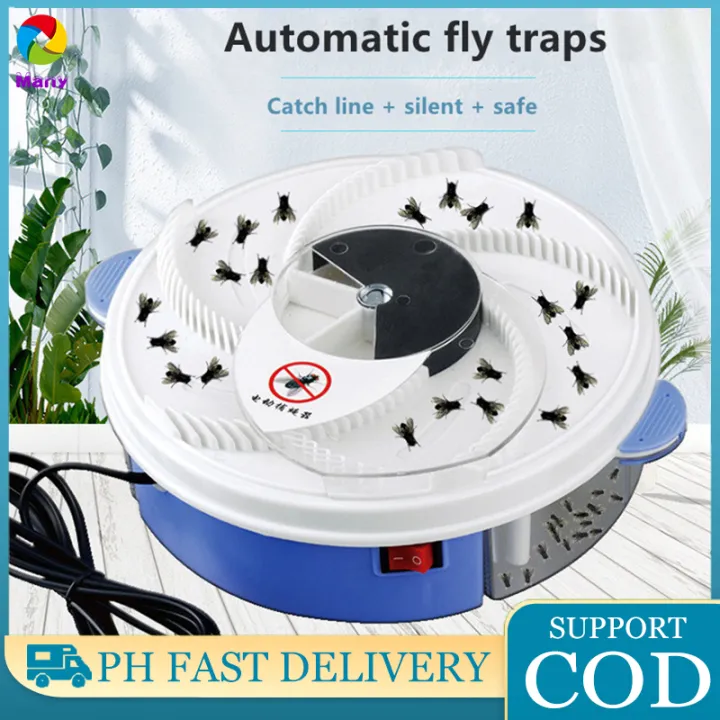 USB Electric Fly Trap Automatic Effective Flycatcher Control Insect ...