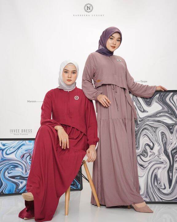 IVVE DRESS BY NADHEERA LUXURY | Lazada Indonesia