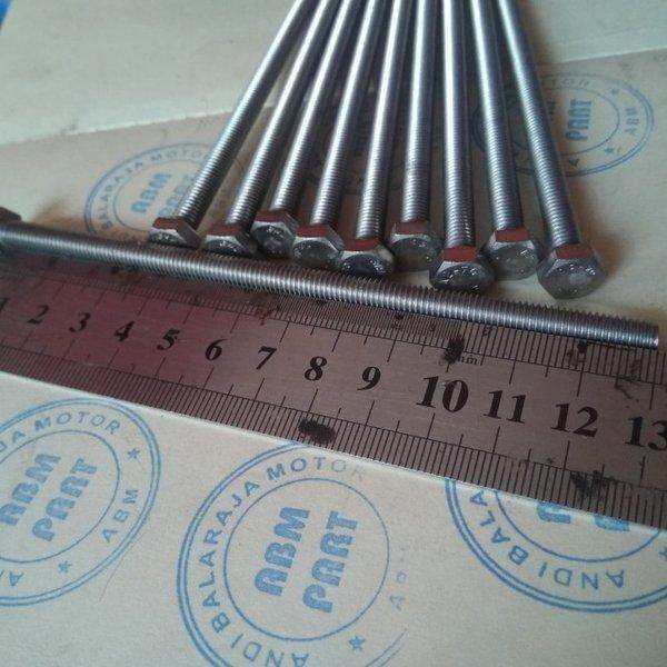 Baut Stainless Hex Bolt Ukuran M12 X 130 Atau Baut 17 Panjang 13Cm ...