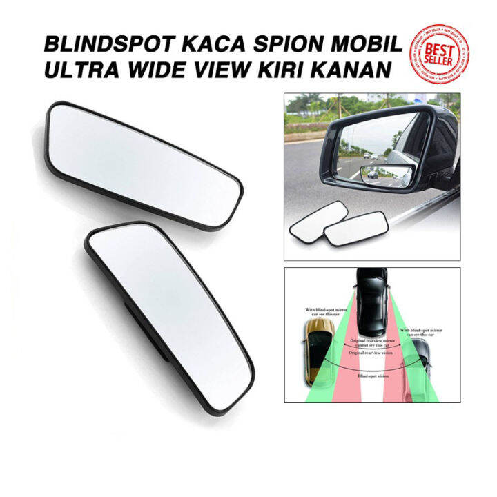 3R Kaca Spion Mobil Blind Spot Kotak Ultra Wide View Bezelless New PNP ...