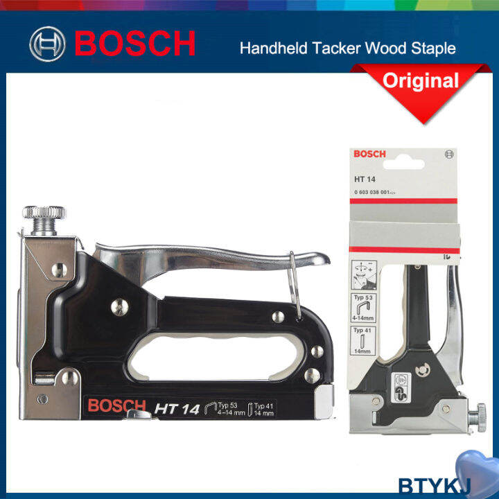 Bosch Handheld Tacker Wood Staple HT 14 for Wood Staples 4-14 mm ...