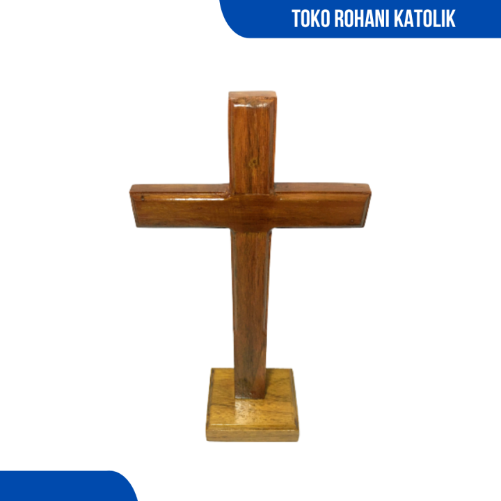 SALIB DUDUK KRISTEN 20 CM/ SALIB MEJA / SALIB POLOS | Lazada Indonesia