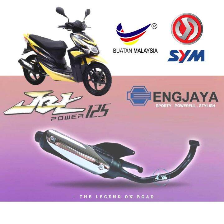 EJM ODM PIPE EXHAUST PIPE EKZOS PIPE EZOS PIPE MUFFLER SYM JET POWER ...