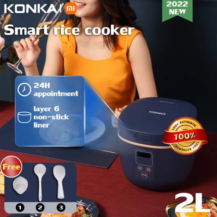 Xiaomi KONKA หม้อหุงข้าวไฟฟ้า Smart Rice Cooker ความจุ 2ลิตร หม้อหุง ...