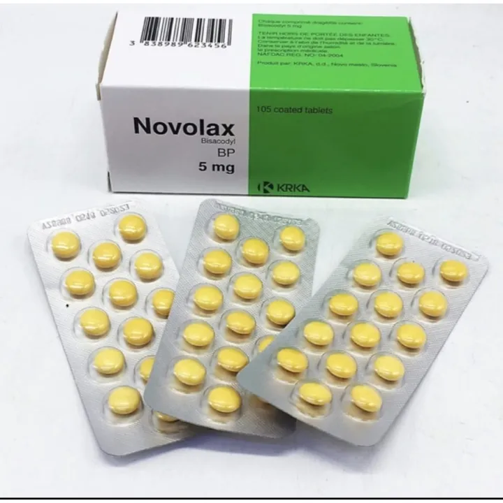 Novolax Bisacodyl BP Laxative Tablet 5MG 105's | Lazada