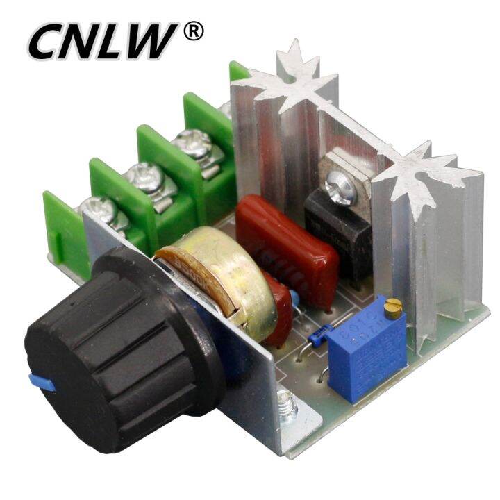 Voltage Regulator 2000 Watt AC 50 - 220 Volt Dimmer SCR Power Regulator ...