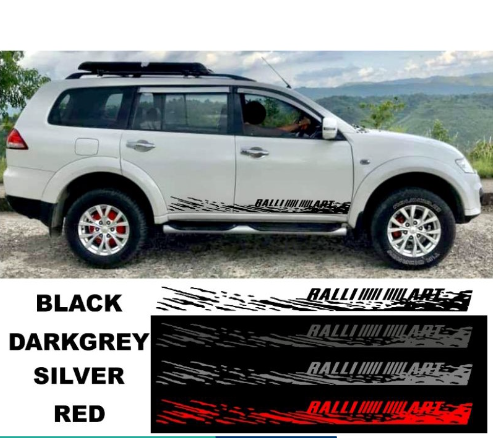 Mitsubishi Montero Gen 2 Car Sticker Ralliart Sticker Design Decals ...