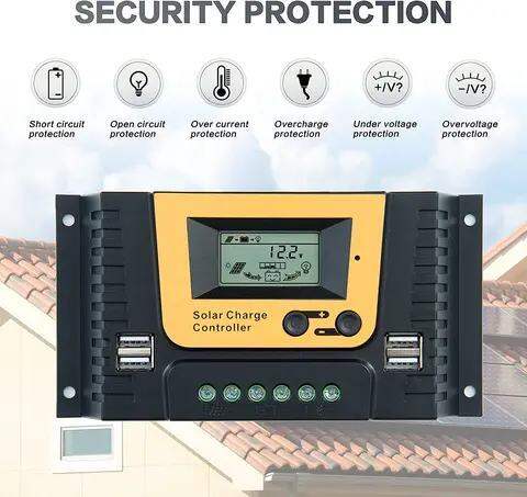 Solar Panel Controll Regulator 10A/20A/30A/40A PWM Solar Charge ...