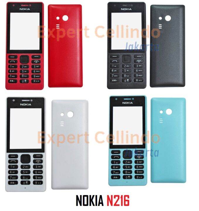 CASING NOKIA N216 - CASING HOUSING DEPAN BELAKANG NOKIA 216 | Lazada ...