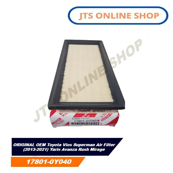 ORIGINAL OEM Toyota Vios Superman Air Filter (2013-2021) Yaris Avanza ...