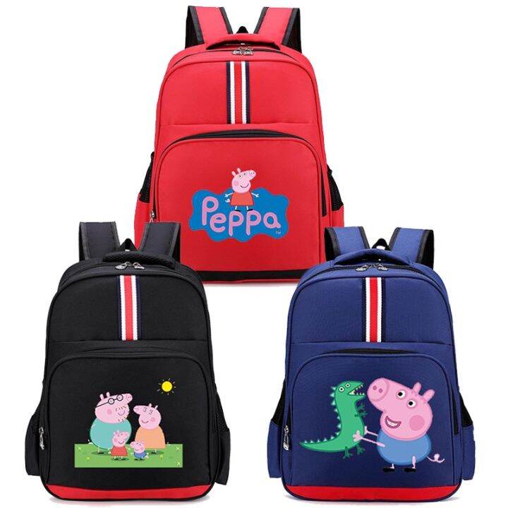 Peppa Pig Backpack Cute Kawaii Knapsack Children Back Pack Anime ...