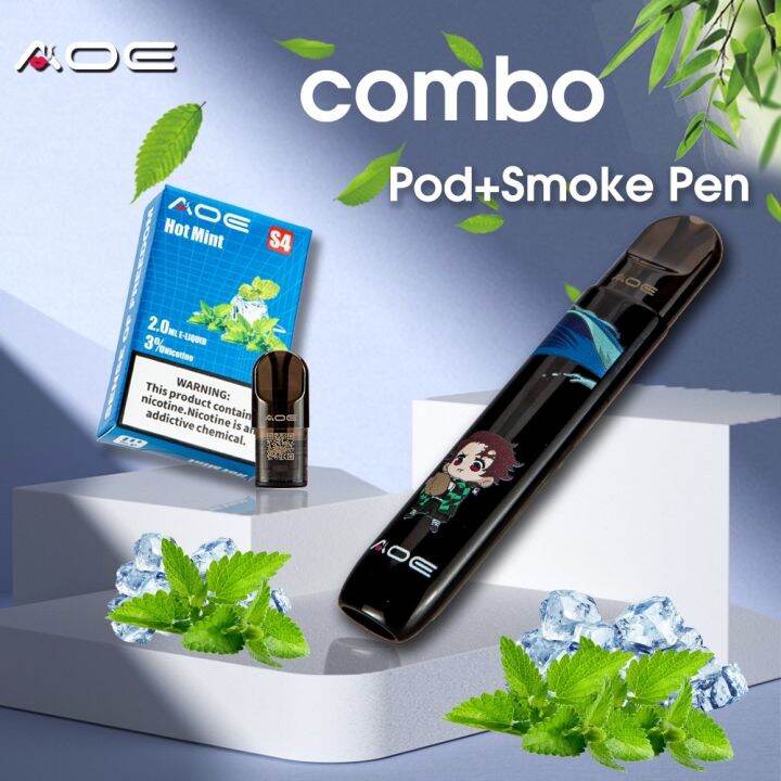 AOE Zalan VAPE device（rechargeable） zalan pod (taste optional) Lanyard ...