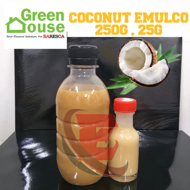 COCONUT EMULCO REPACKING (GREENHOUSE) 250G | 25G | HALAL | Lazada