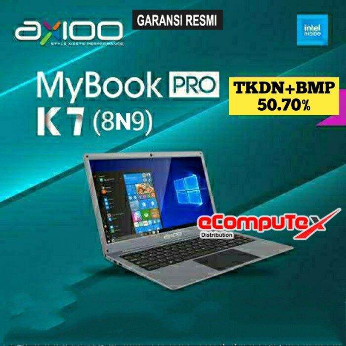 LAPTOP AXIOO MYBOOK PRO K7 (8N9-3) i7 RAM 8GB 1TB 14"FHD IPS TKDN GARANSI RESMI | Lazada Indonesia