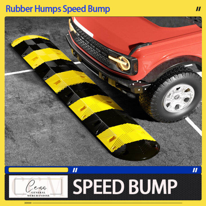 Heavy Duty Speed Bumps Wide Buffer Slope Cushion Flexible Modular Speed Humps for Indoor and ...