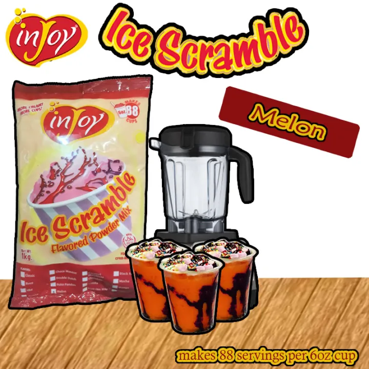 Injoy Ice Scramble Melon Flavor 1kg | Lazada PH
