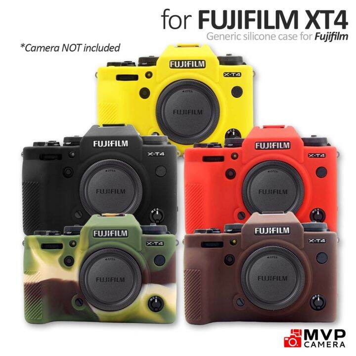 Silicone Case FujiFilm Fuji XT4 X-T4 with COLOR VARIATION Generic MVP ...