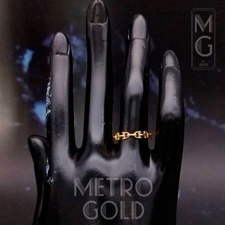 Hot Xiaoyue men's shoes 18K Saudi Gold Hardware Ring | Lazada PH