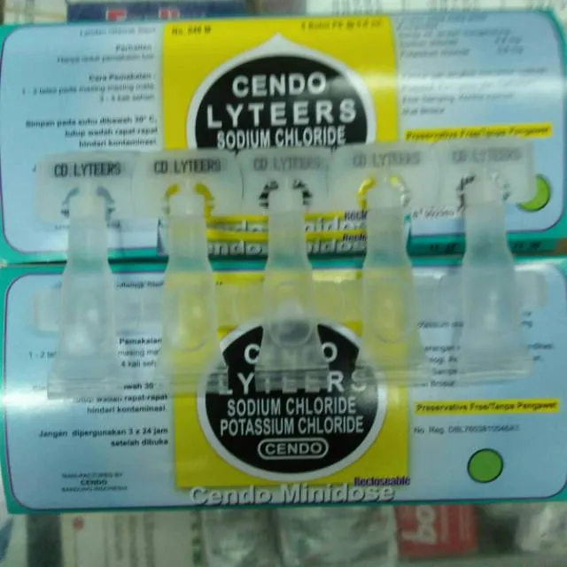 Cendo Lyteers Minidose 5 x 0.6 ml Tetes Mata Sebagai Pengganti Air Mata ...