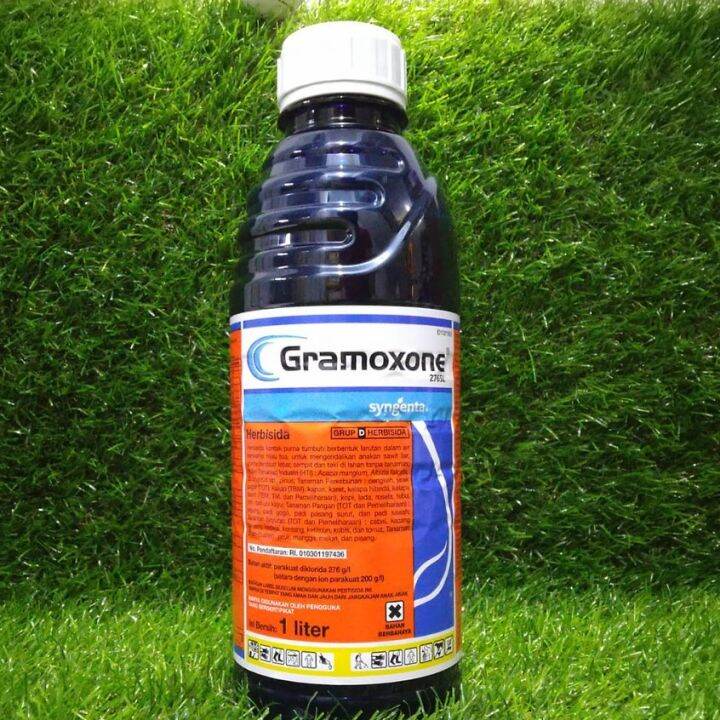 HERBISIDA GRAMOXONE 276SL RACUN PEMBASMI RUMPUT & GULMA 1L. | Lazada ...