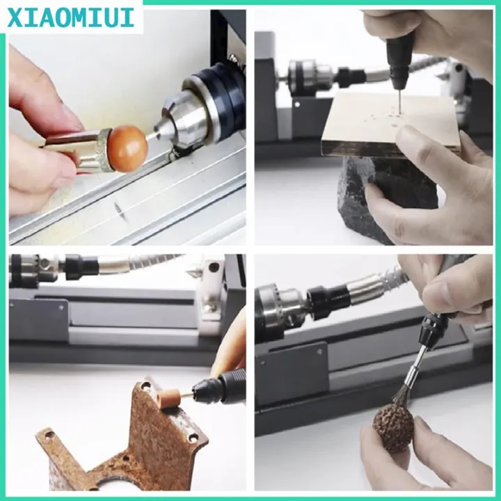 Electric Mini Lathe Portable Mini Turning Machine Mini Lathe 80W ...
