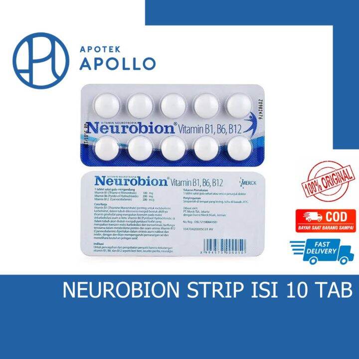NEUROBION STRIP ISI 10 TAB | Lazada Indonesia