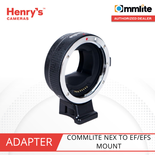 COMMLITE AUTO-FOCUS MOUNT ADAPTER NEX TO EF/EFS MOUNT (BLACK) - HENRY'S ...