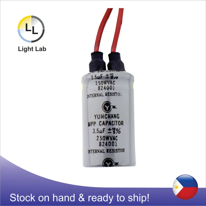 Yunchang MPP Capacitor 250WVac 3.5uF Internal Resistor | Lazada PH