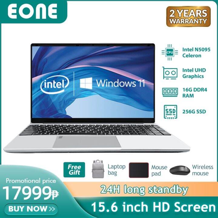 EONE 15.6" Laptop Intel Celeron N5095 16GB 512G Full HD IPS Office ...