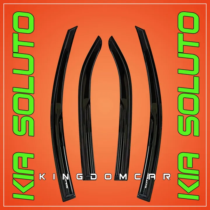 Window Visor Kia SOLUTO ( Rain Guard ) | Lazada PH