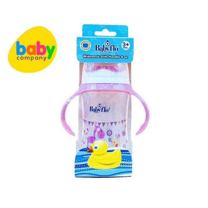 Babyflo Wideneck with Handle 8oz | Lazada PH