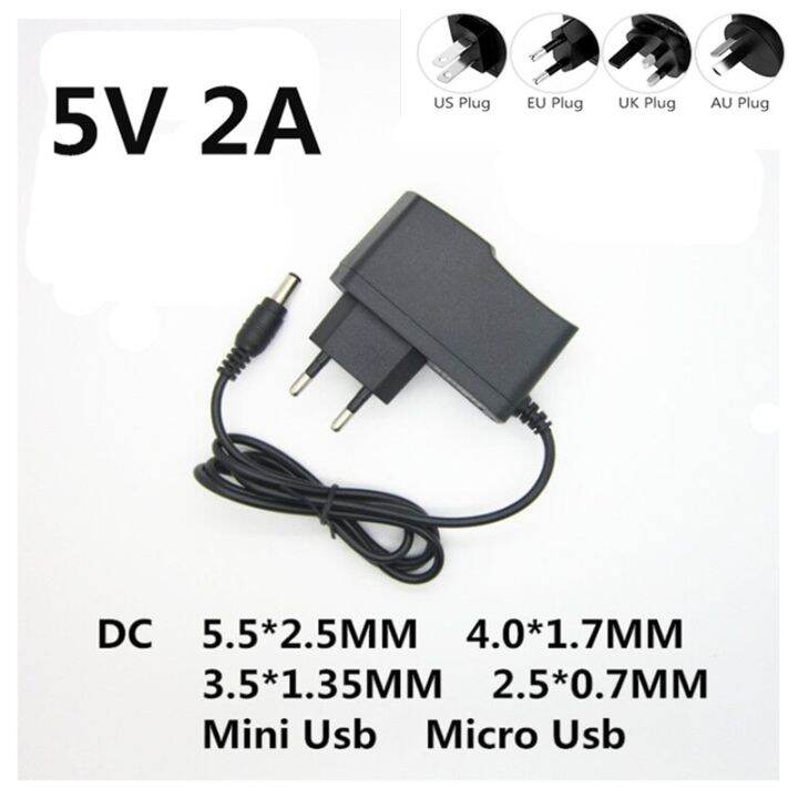 DC 5V 2A AC 100-240V Converter power Adapter 5 V Volt 2000MA Switch Power Supply Charger Mini ...