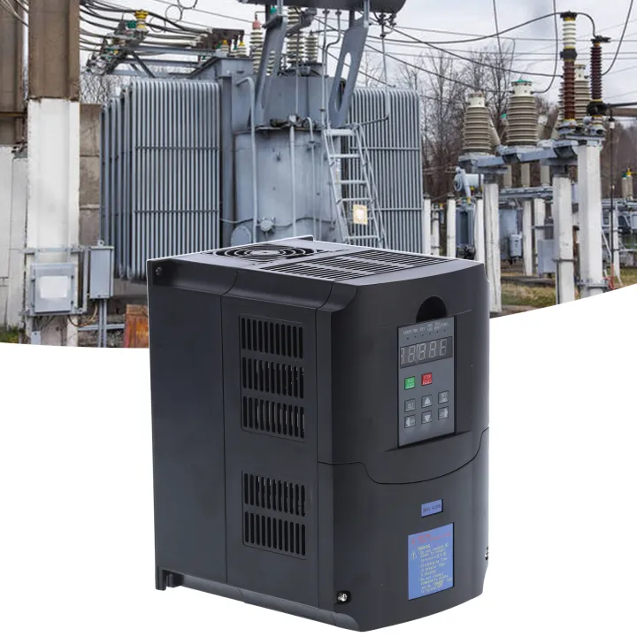 เครื่องแปลงความถี่อินพุต 3 เฟสและอินพุต VFD มอเตอร์ควบคุมความเร็ว 380V 4KW A2-3040 | Lazada.co.th