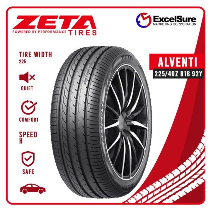 Zeta Tires Alventi 225/40Z R18 | Lazada PH