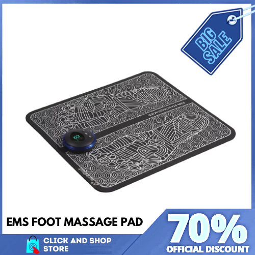 Electric Ems Foot Massage Pad Feet Acupuncture Stimulator Massager