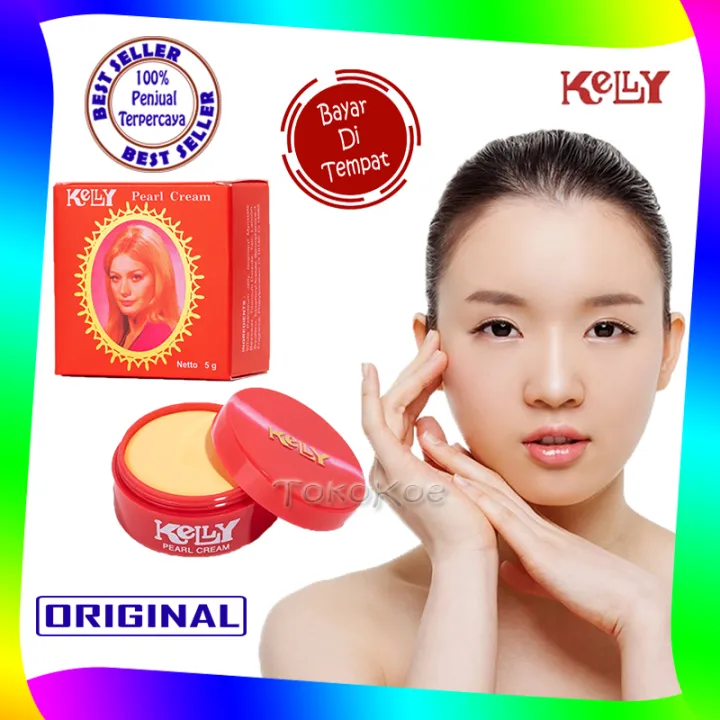 Kelly Pearl Cream 5gr dan 15gr BPOM 100% Ori Whitening Skincare ...