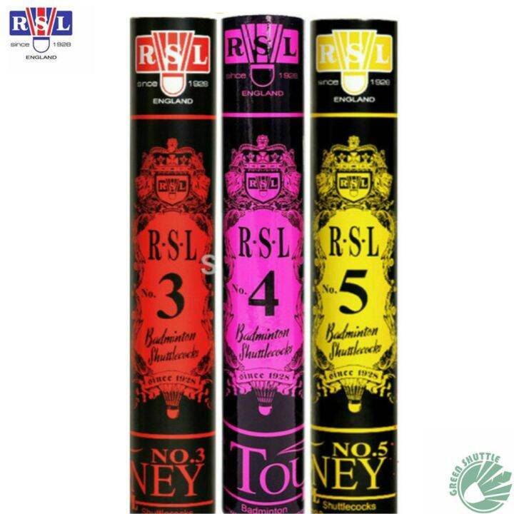 RSL 3 / 4 / 5 / 6 / 7 Tourney Shuttlecocks Badminton Shuttle Duck ...