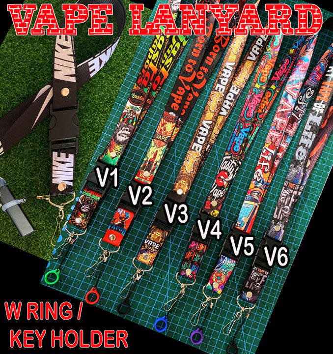 Lanyard for Vape POD MOD with Silicone Ring and Key Holder | Lazada PH