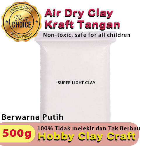 Air dry clay/ modeling clay 500g | Lazada