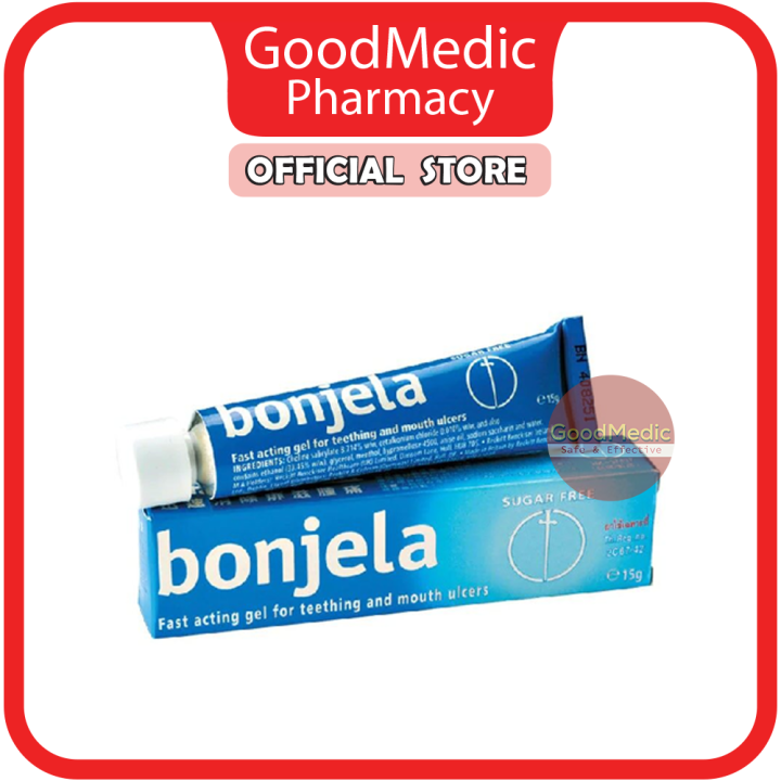 Bonjela Gel 15g Mouth Fast Acting for teething & mouth ulcers | Lazada