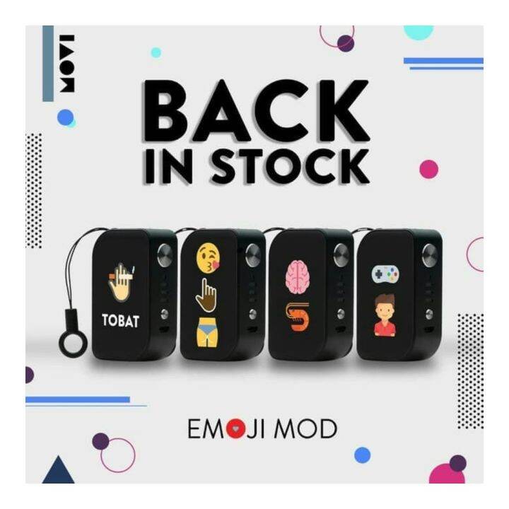 EMOJI MOD By Movi X Arctic Dolphin Mod Vape Vapor | Lazada Indonesia