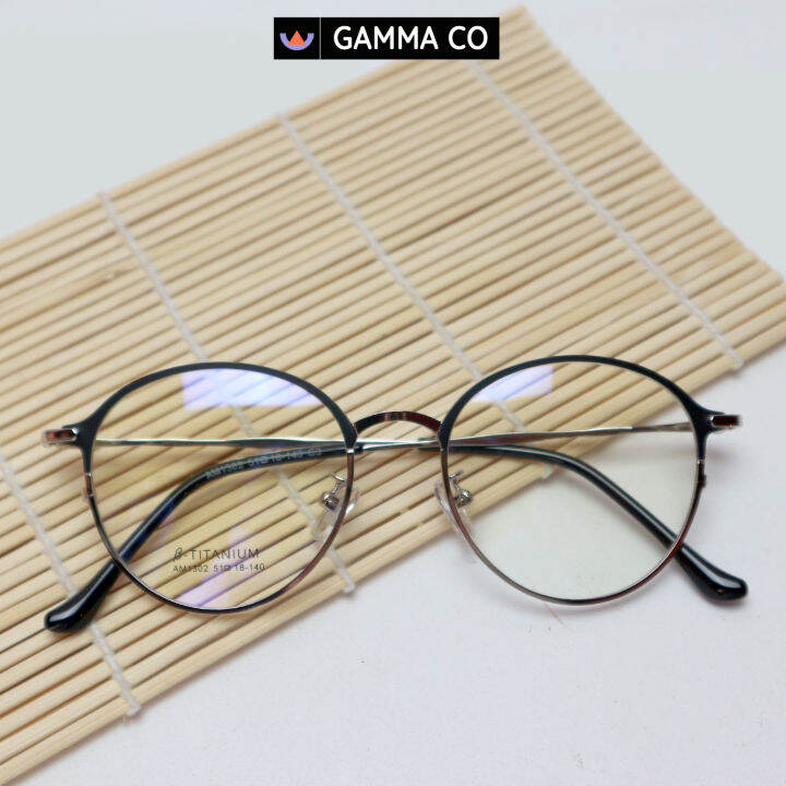 GAMMA - Kacamata / GA011 / Frame Kacamata Oval Model Besi Diameter ...
