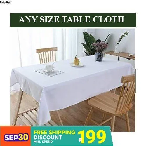 NEW! Any Size KATRINA Table Cloth 4 - 6 - 8 - 10 seater | Lazada PH