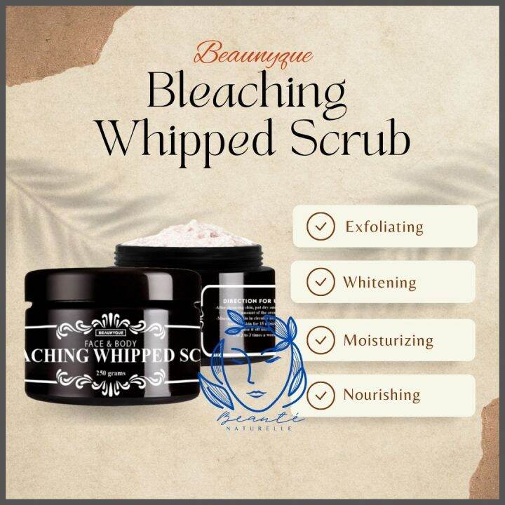 Beaute Naturelle | Beaunyque BLEACHING WHIPPED SCRUB for Face and Body ...