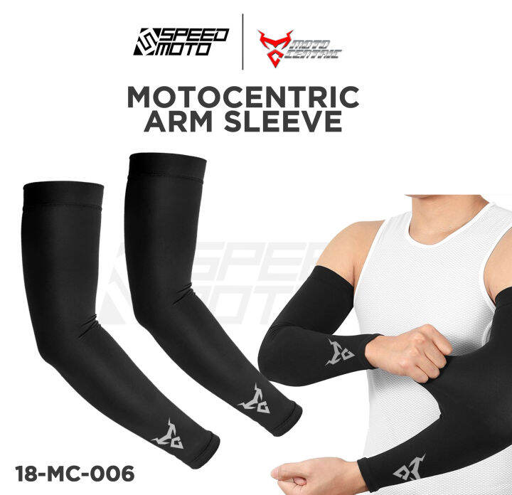 MOTOCENTRIC ARM SLEEVES 18-MC-006 ICE COOLING SILK ANTI-UV BREATHABLE ...