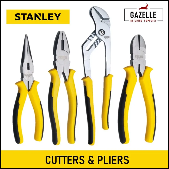 Stanley Combination Pliers Cutters Dynagrip Diagonal Cutting - Long ...