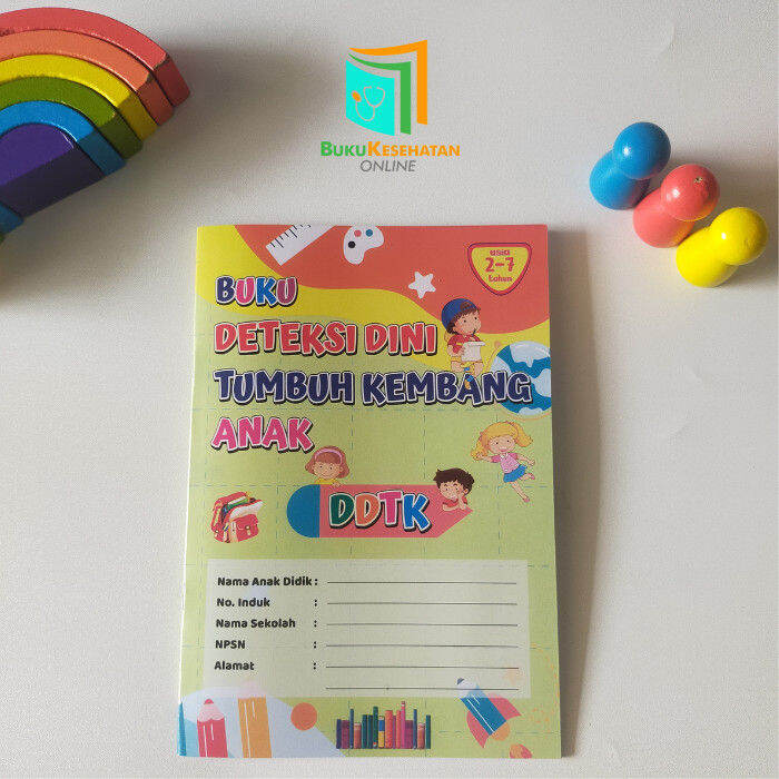 Buku Deteksi Dini Tumbuh Kembang Anak ( DDTK ) PAUD TK Usia 2-7 Tahun | Harga 1 Pack isi 5 Buku ...