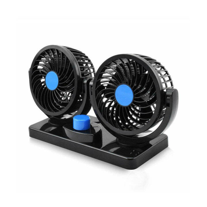 Kipas Angin Mobil Double Headed Fan / Kipas Angin Mobil 12Volt / Kipas Mobil RG-1688 Kipas Angin ...