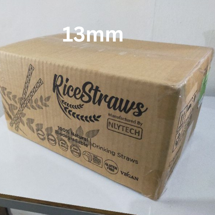 EDIBLE RICE STRAW TRIAL PACK MILKTEA STRAW, BUBBLE TEA STRAW 13MM ...