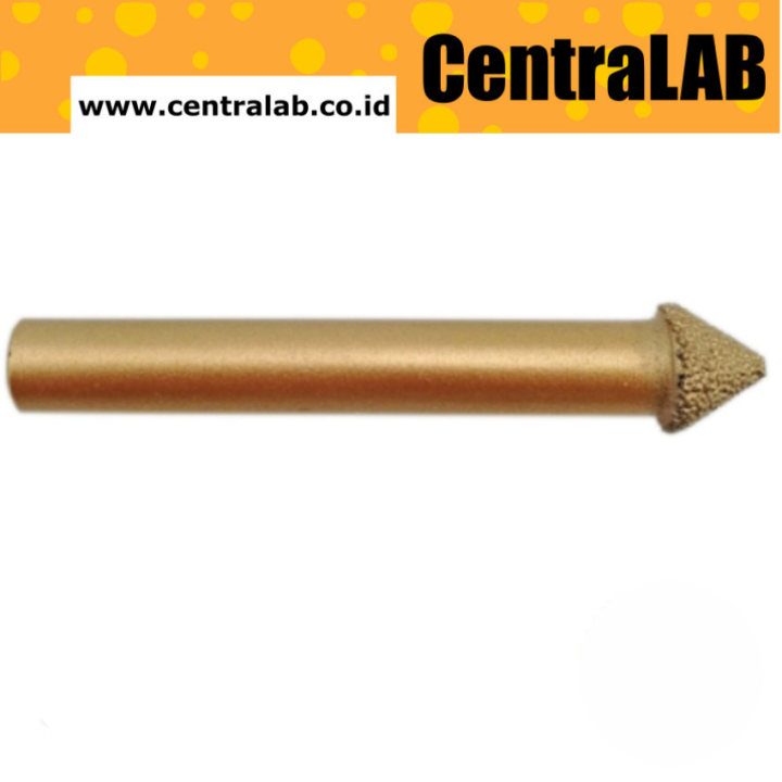 Pahat CNC 60 Degree shank 8mm bits stone engraving Tapper batu diamond ...